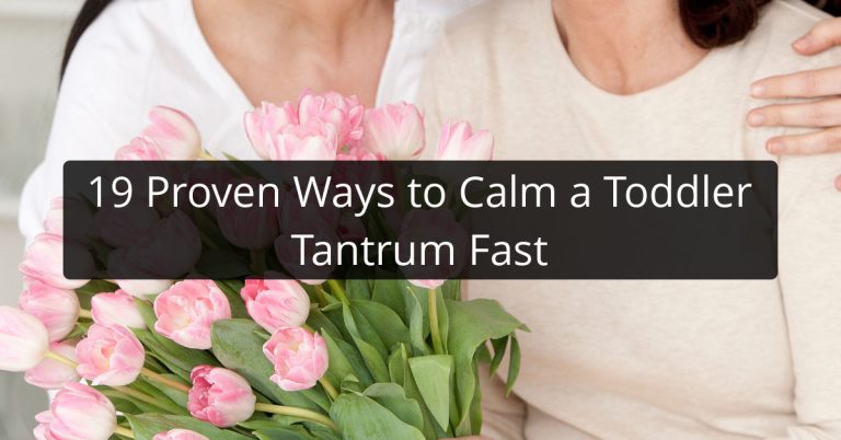 19 Proven Ways to Calm a Toddler Tantrum Fast - Momentures